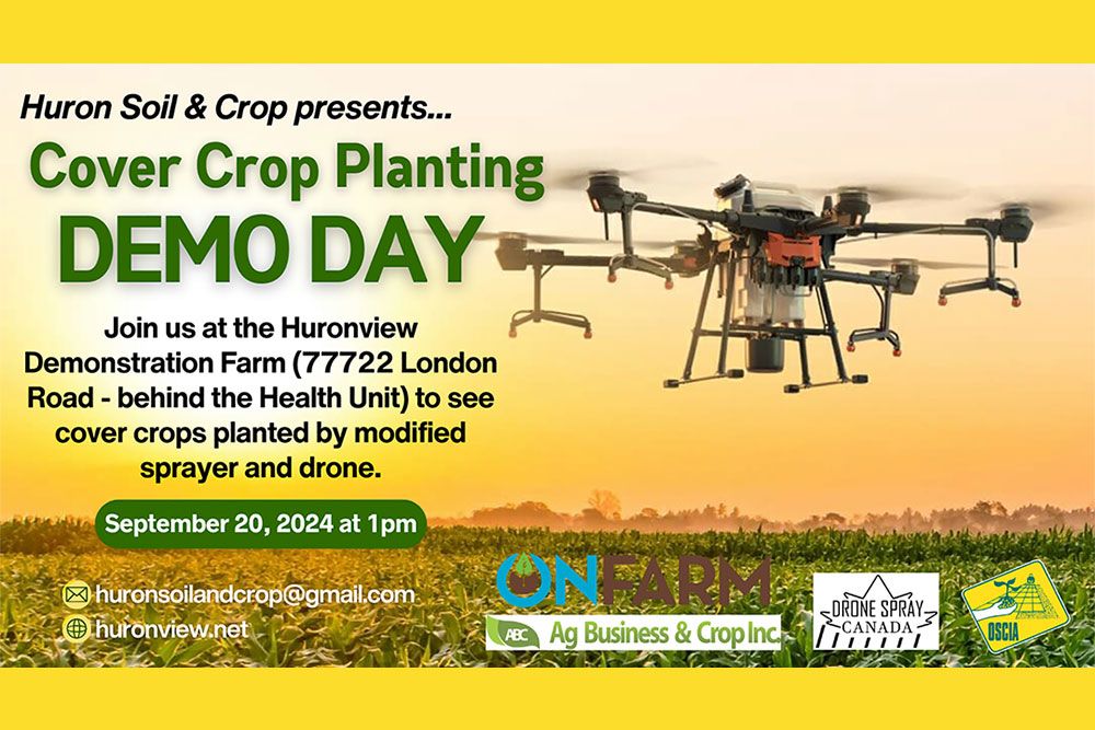 Cover Crop Planting Demo Day at Huronview