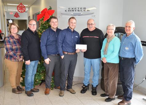 Exeter Chrysler donation