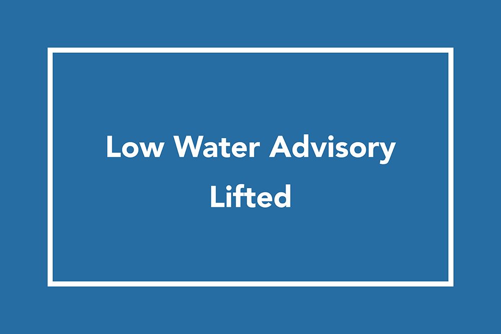 Low Water Advisory